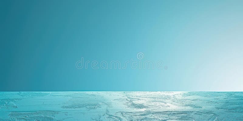 A Tranquil Pastel Blue Background with a Smooth Surface Reflecting ...