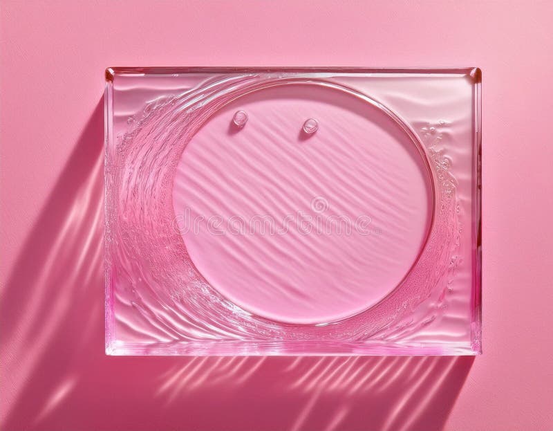 Tranquil Pink Water Surface Texture with Ripples, Splashes, and Bubbles ...