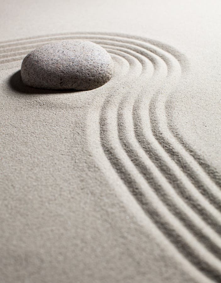 Natural Balance Achieved with Zen Pebbles Stock Image - Image of ...