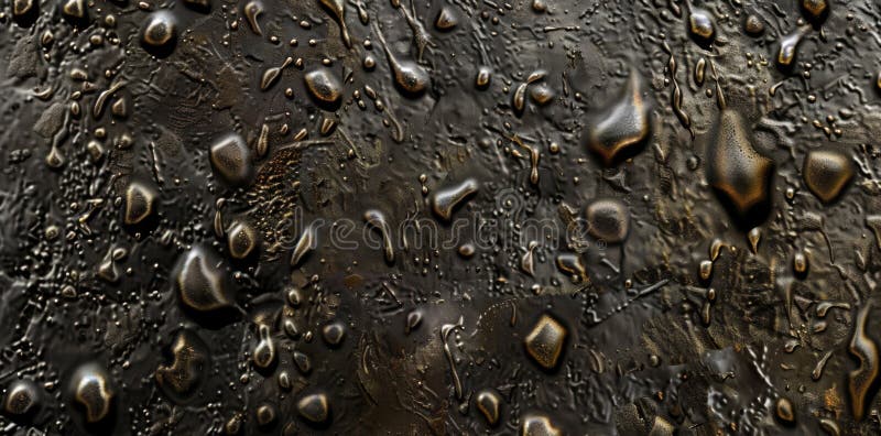 Tranquil Raindrops. Wet Texture High Detailed Plain Background Concept ...