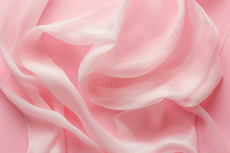 Tranquil Soft Pink Backdrop Featuring an Elegant Flowing Fabric Design ...
