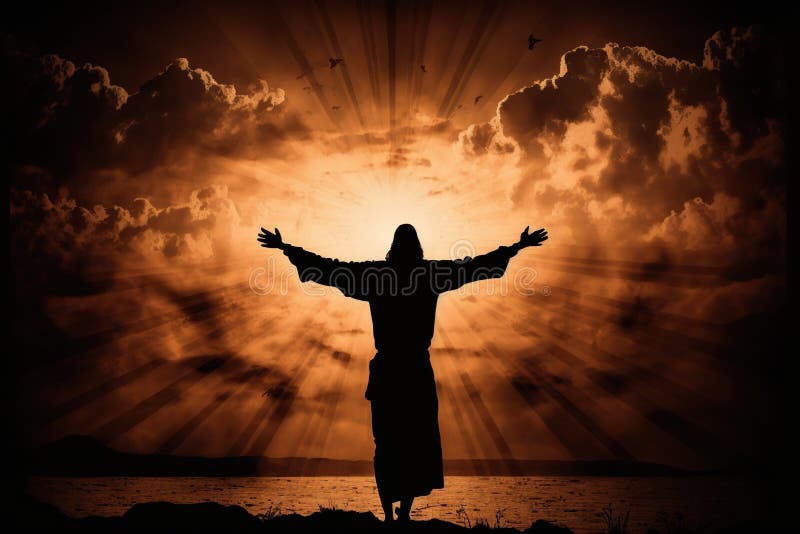 Jesus Created with Generative AI Technology Stock Illustration ...