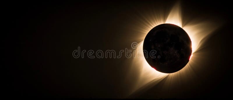 A Tranquil Town Basks in the Soft Glow of a Solar Eclipse, Where the ...