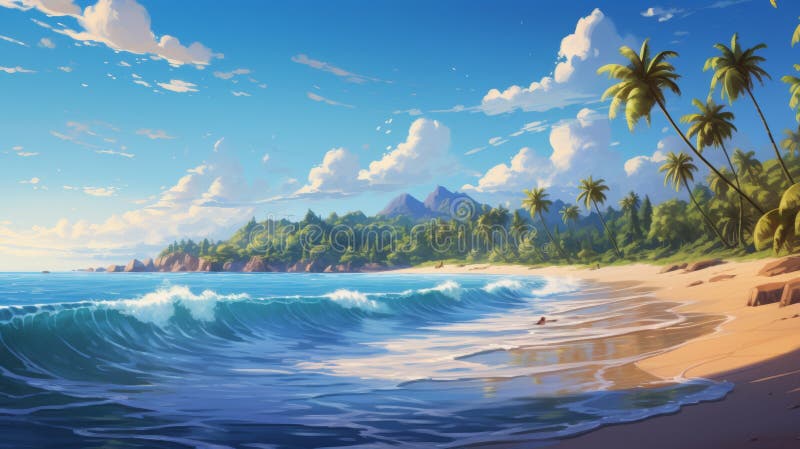 Calm Waves Stock Illustrations – 24,779 Calm Waves Stock Illustrations ...