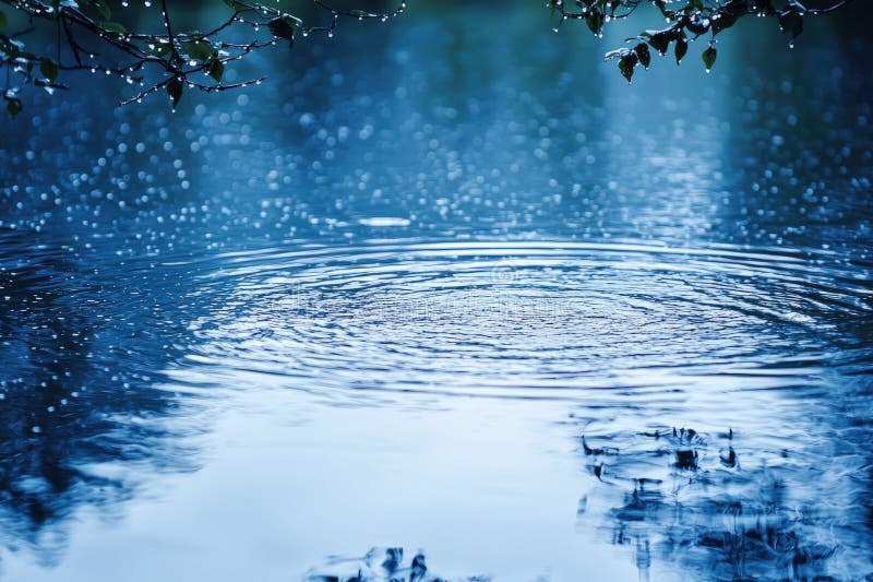 Tranquil Water Background Featuring Gentle Waves Reflections Ideal ...