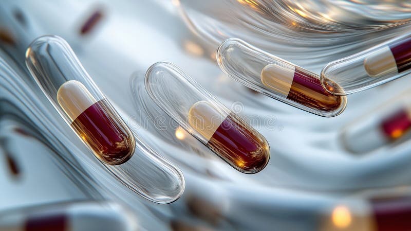 Tranquil Waves of Translucent Liquid Surrounding Stock Photo - Image of ...