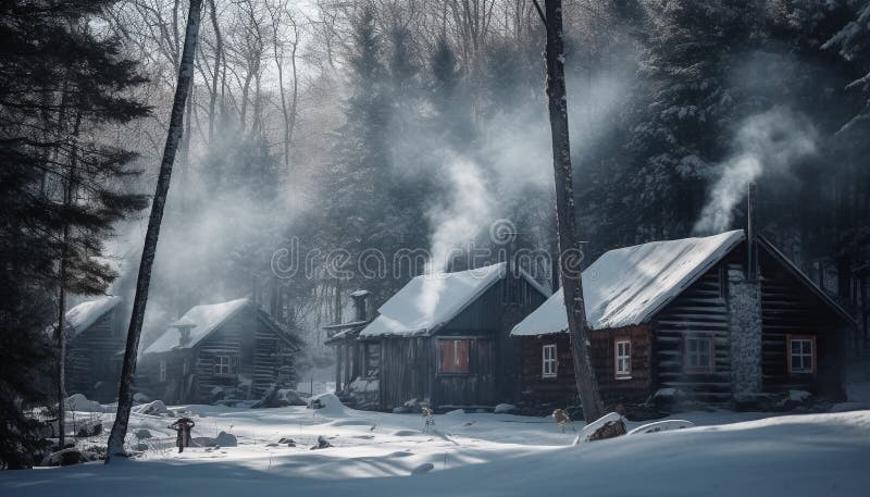 Tranquil Winter Forest, a Spooky Old Cottage, Adventure Awaits Inside ...
