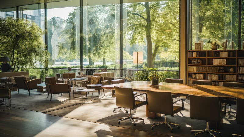 Nature Blurred Executive Office Interior Stock Photos - Free & Royalty ...