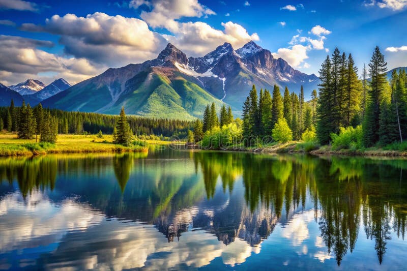 Tranquility in the Mountains Finding Peace Amidst the Majestic Scenery ...