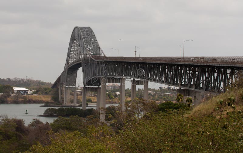 Trans American Bridge in Panama Editorial Stock Photo - Image of south ...