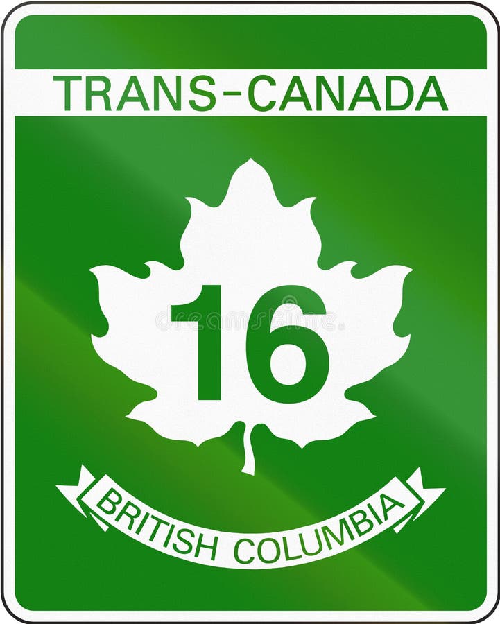 Trans-Canada Highway Template Stock Illustration - Illustration of ...