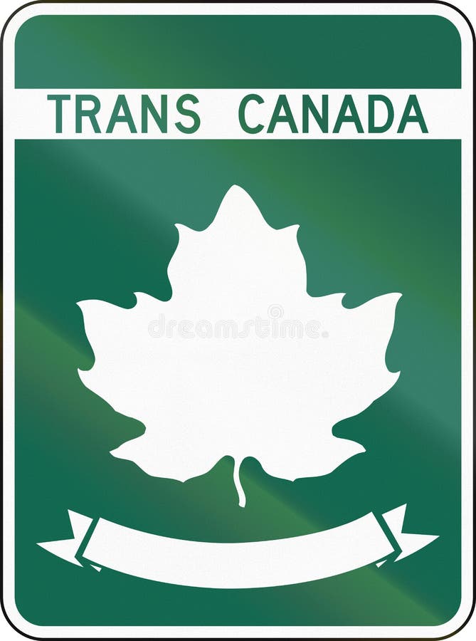 Trans-Canada Highway Template Stock Illustration - Illustration of ...