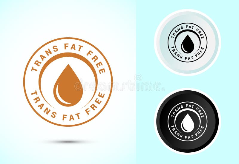 Trans Fat Free Icon Design Illustration, Zero Trans Fat Icon for ...