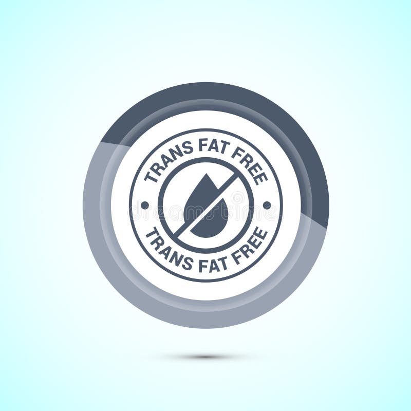 Trans Fat Free Icon Design Illustration, Zero Trans Fat Icon for ...