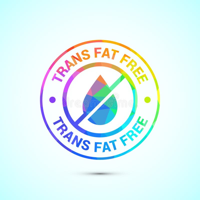Trans Fat Free Icon Design Illustration, Zero Trans Fat Icon for ...