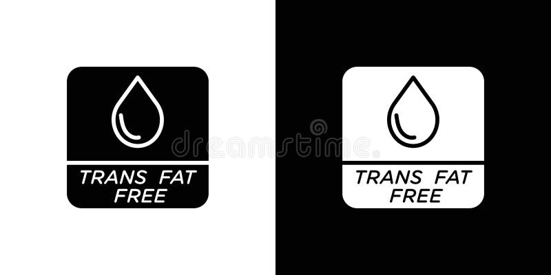 Trans Fat Free Vector Icon Badge Logo Design Stock Vector ...