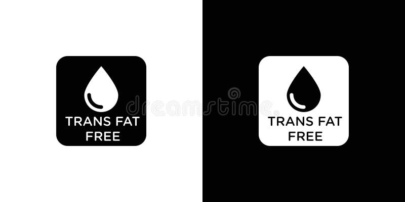 Trans Fat Free Vector Icon Badge Logo Design Stock Vector ...