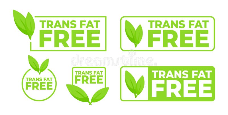 Trans Fat Free Icon. Vector Illustration. Stock Vector - Illustration ...