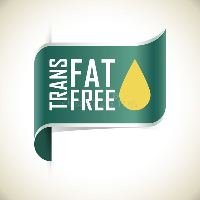 Trans Fat Free Vector Icon Badge Logo Design Stock Vector ...