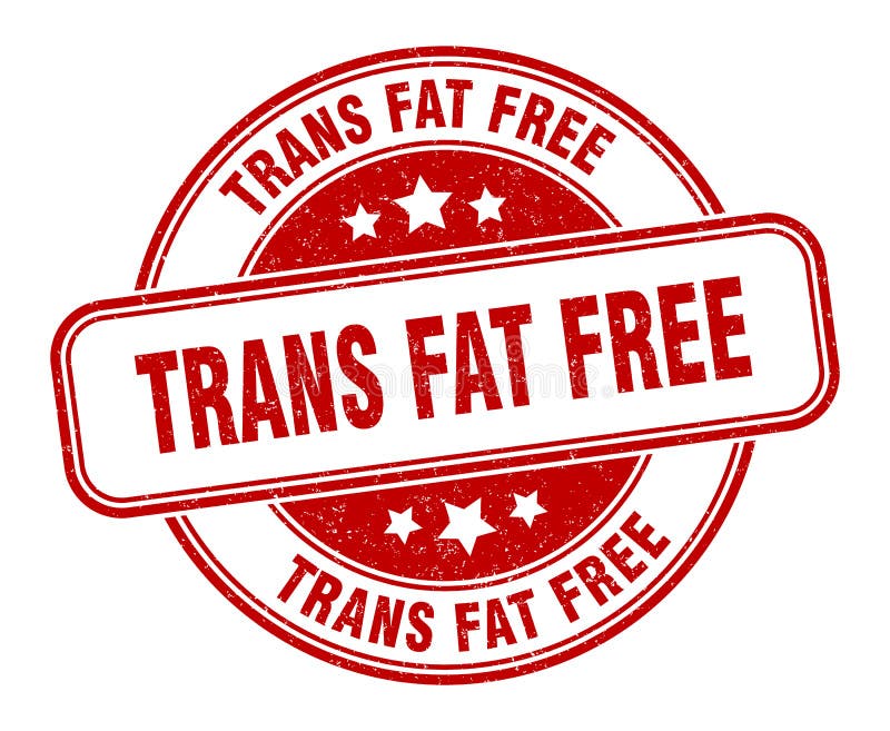 Trans Fat Free Stamp. Trans Fat Free Label. Round Grunge Sign Stock ...