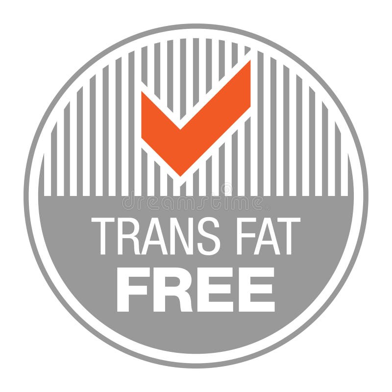 Trans Fat Free Vector Icon Badge Logo Design Stock Vector ...