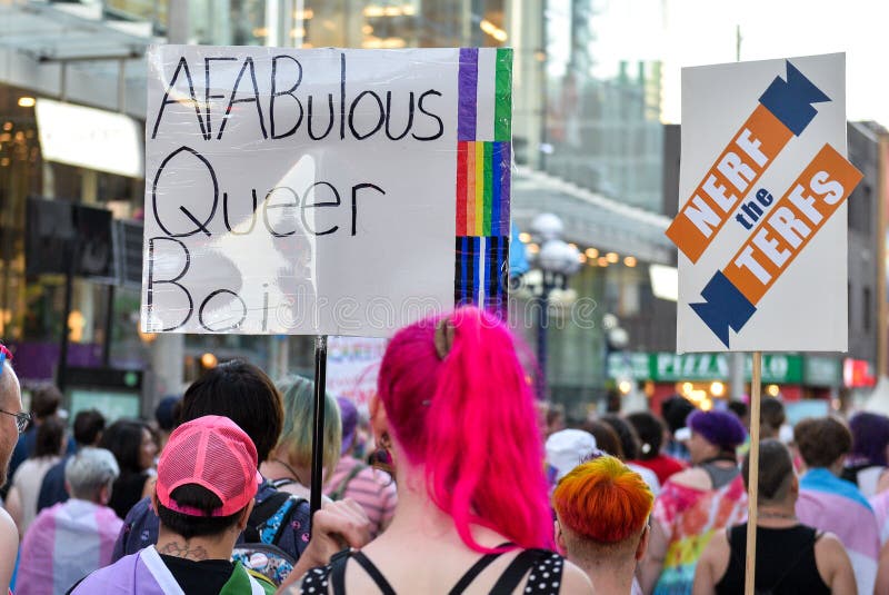 Trans March in Toronto editorial image. Image of community - 151552025