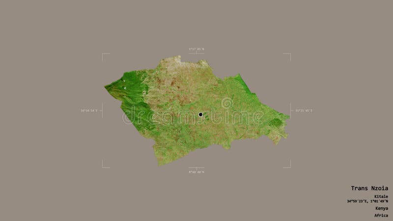 Trans-Nzoia County Republic of Kenya, Rift Valley Province Map Vector ...