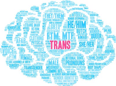 Trans Word Cloud stock vector. Illustration of genderfluid - 136504136
