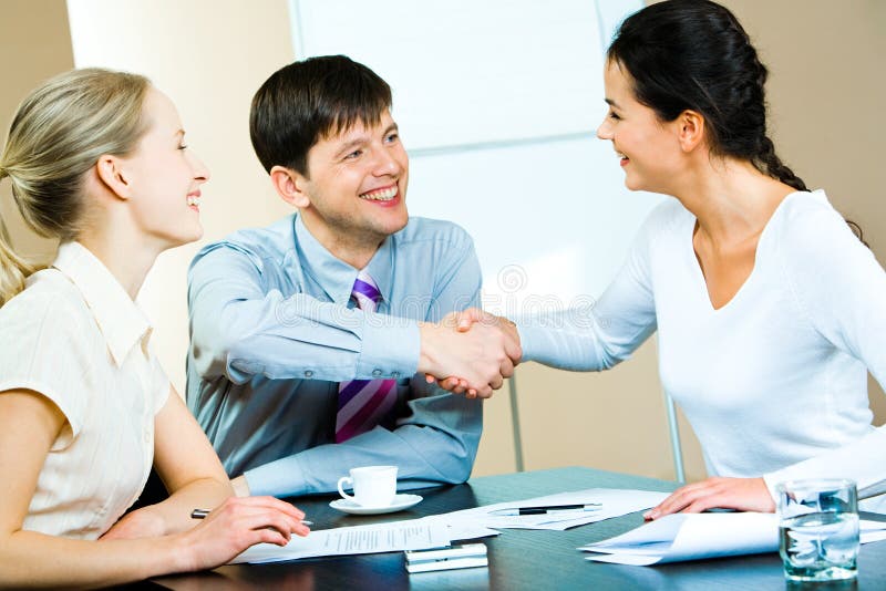 Transactie stock foto. Image of zeker, handdruk, geluk - 4577098