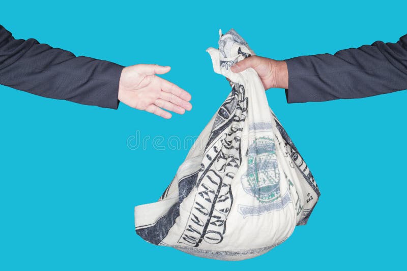 Transactie van geld stock afbeelding. Image of zaken - 28568161