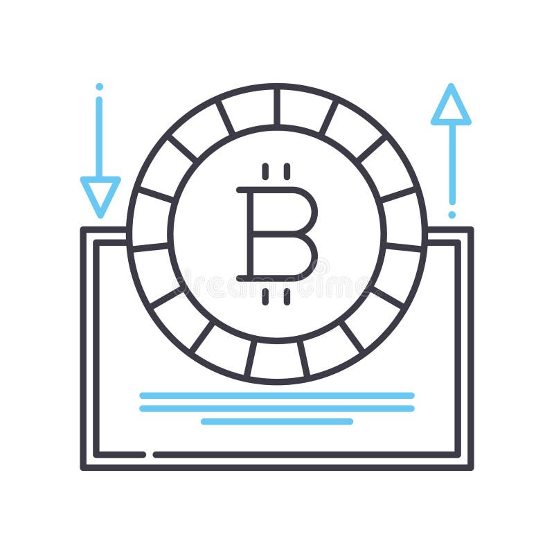 Transaction Fee Line Icon, Outline Symbol, Vector Illustration, Concept ... Transaction Fee Line Icon, Outline Symbol, Vector Illustration, Concept ...