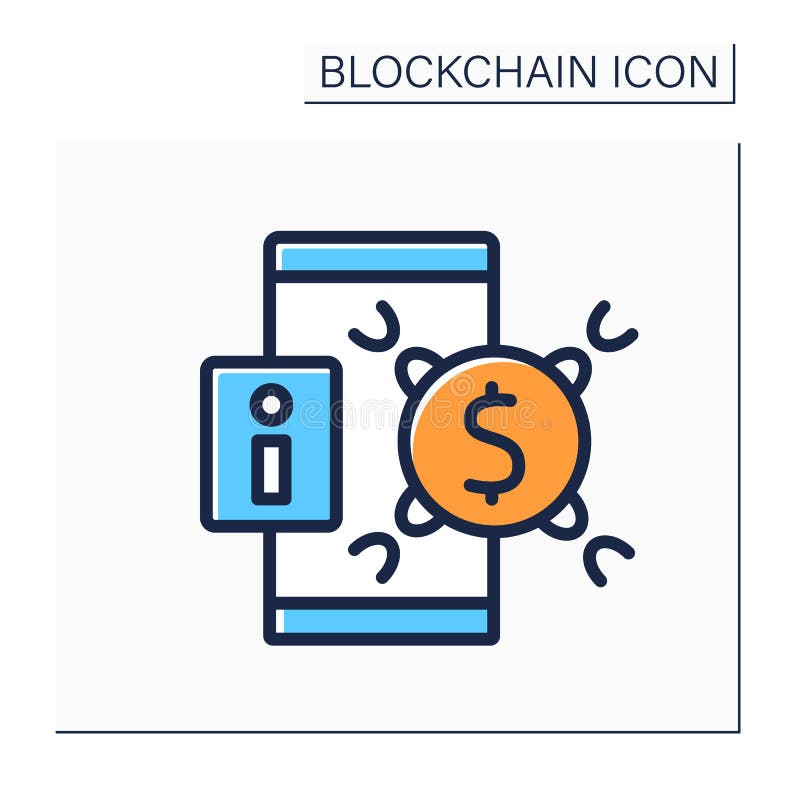 Transaction History Color Icon Stock Vector - Illustration of internet ...