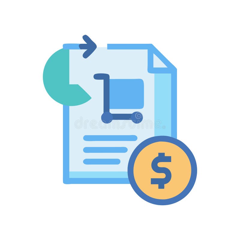 Transaction History Graphic for Consumers Stock Illustration ...