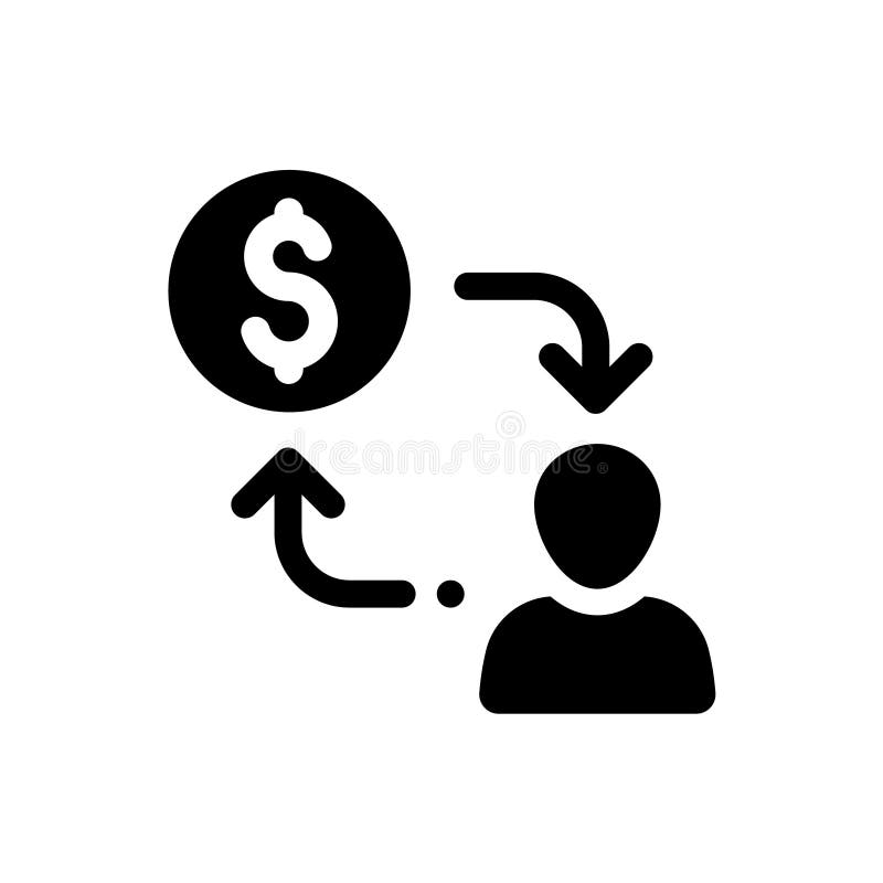 Transaction icon stock vector. Illustration of exchange - 215666714