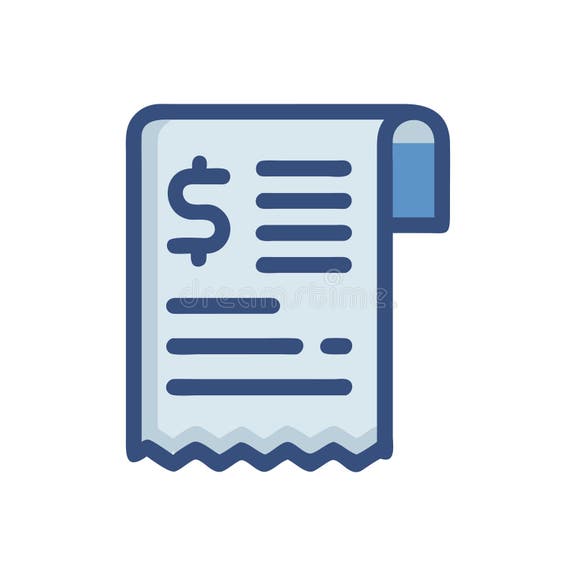 Transaction Receipt Graphic for Retail Stock Vector - Illustration of ...