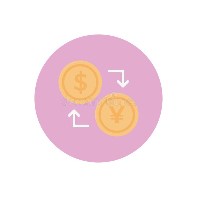 Transaction Vector Flat Color Icon Stock Vector - Illustration of ...