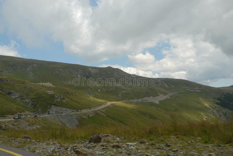 Transalpina, the Highest Road in Romania Stock Image - Image of ...