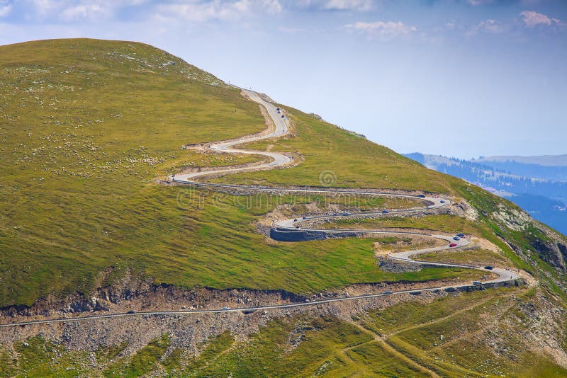 Transalpina Mountain Highway Stock Image - Image of scenery, highway ...
