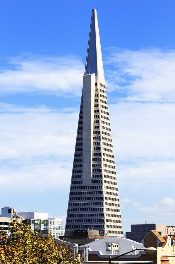 Transamerica Building in San Francisco Editorial Stock Photo - Image of ...