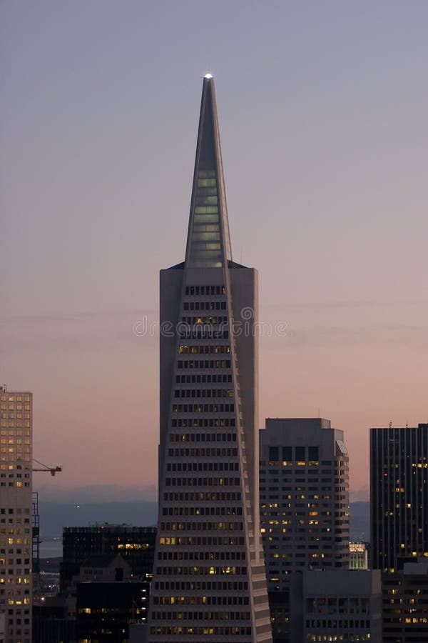 Transamerica Pyramid editorial stock image. Image of skyline - 4197254