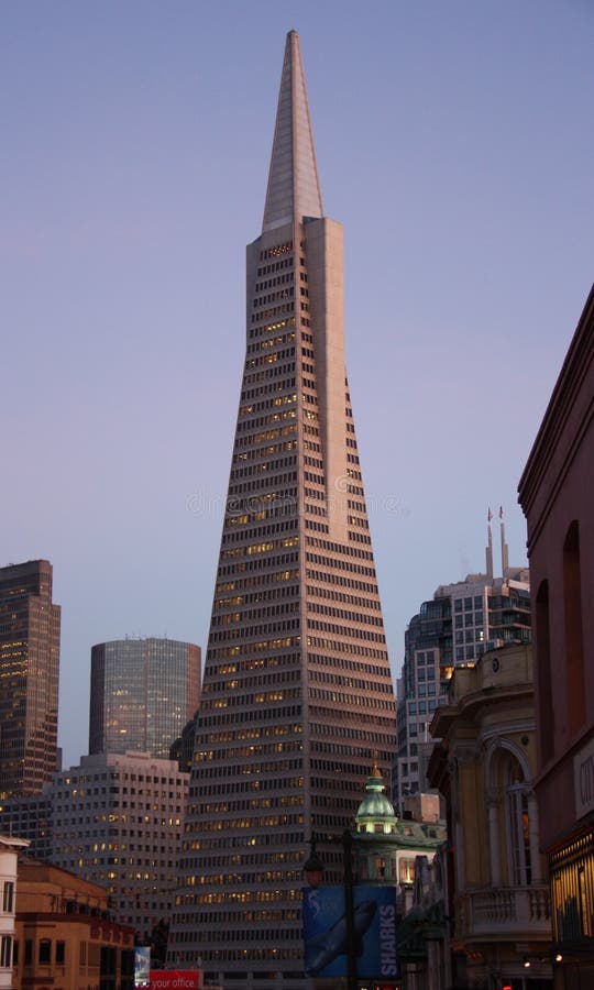 The Transamerica Pyramid Building Editorial Photography - Image of ...