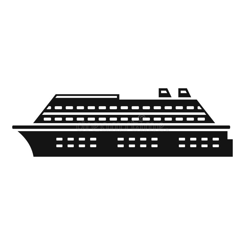 Transatlantic Cruise Icon, Simple Style Stock Vector - Illustration of ...