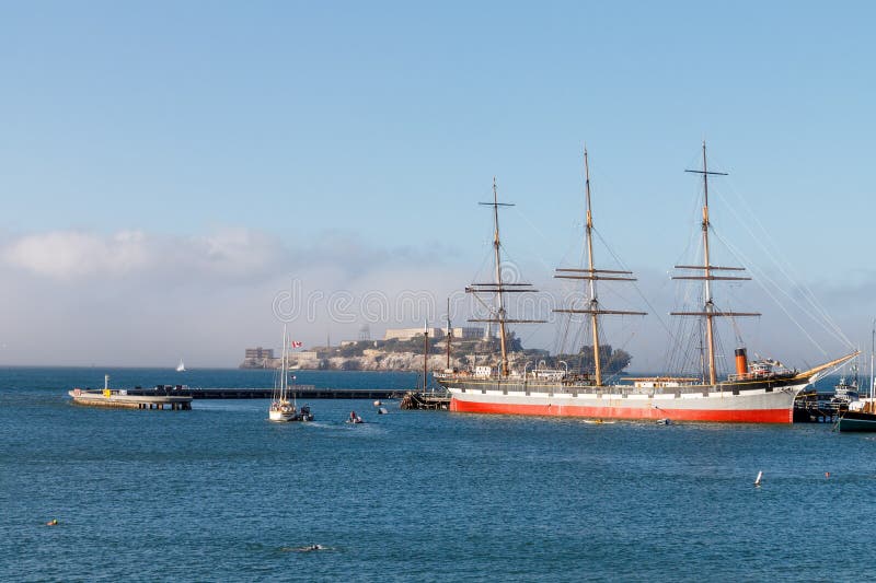 Transatlantic Luxury Boat Pier in San Francisco Stock Photo - Image of ...