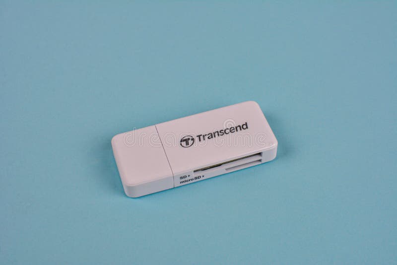 Transcend USB 3.0 SD Card Reader Editorial Stock Photo - Image of ...