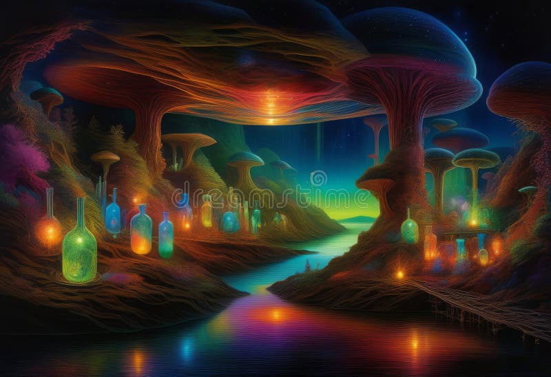 The Transcendent Beauty of an Otherworldly Laboratory Stock ...