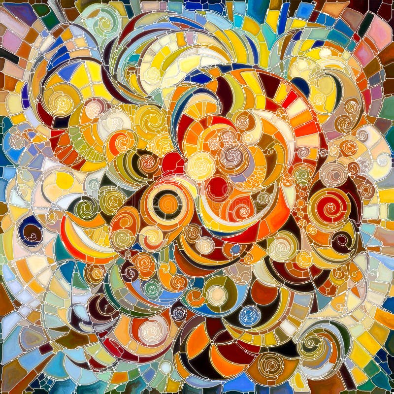 Transcendent Color Lattice stock illustration. Illustration of panel ...