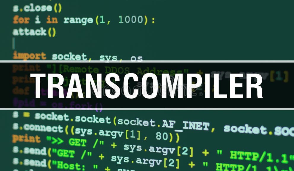 Transcompiler Concept with Random Parts of Program Code. Transcompiler with Programming Code ...