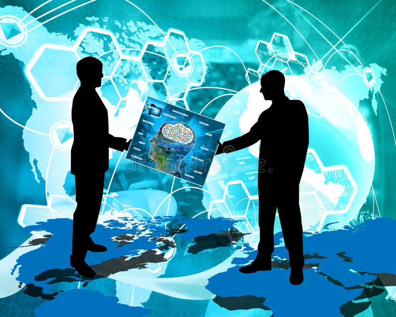 Transcontinental Transmission Stock Illustration - Illustration of ...