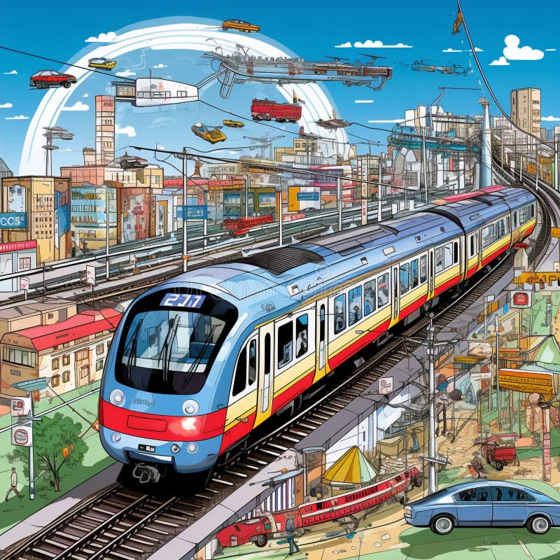 Depicting Metropolises Stock Illustrations – 16 Depicting Metropolises ...