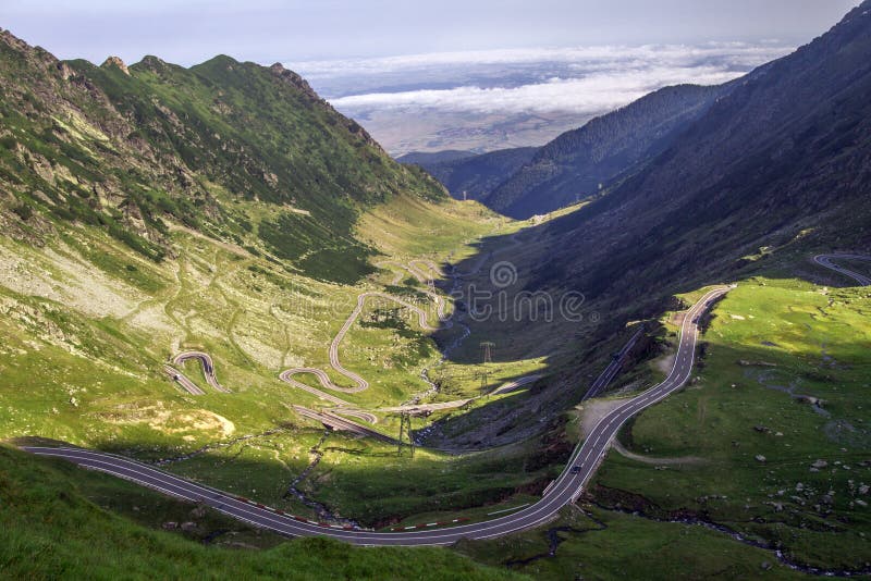 The Transfagarasan Highway in Romania at Night Time, Long Exposure ...